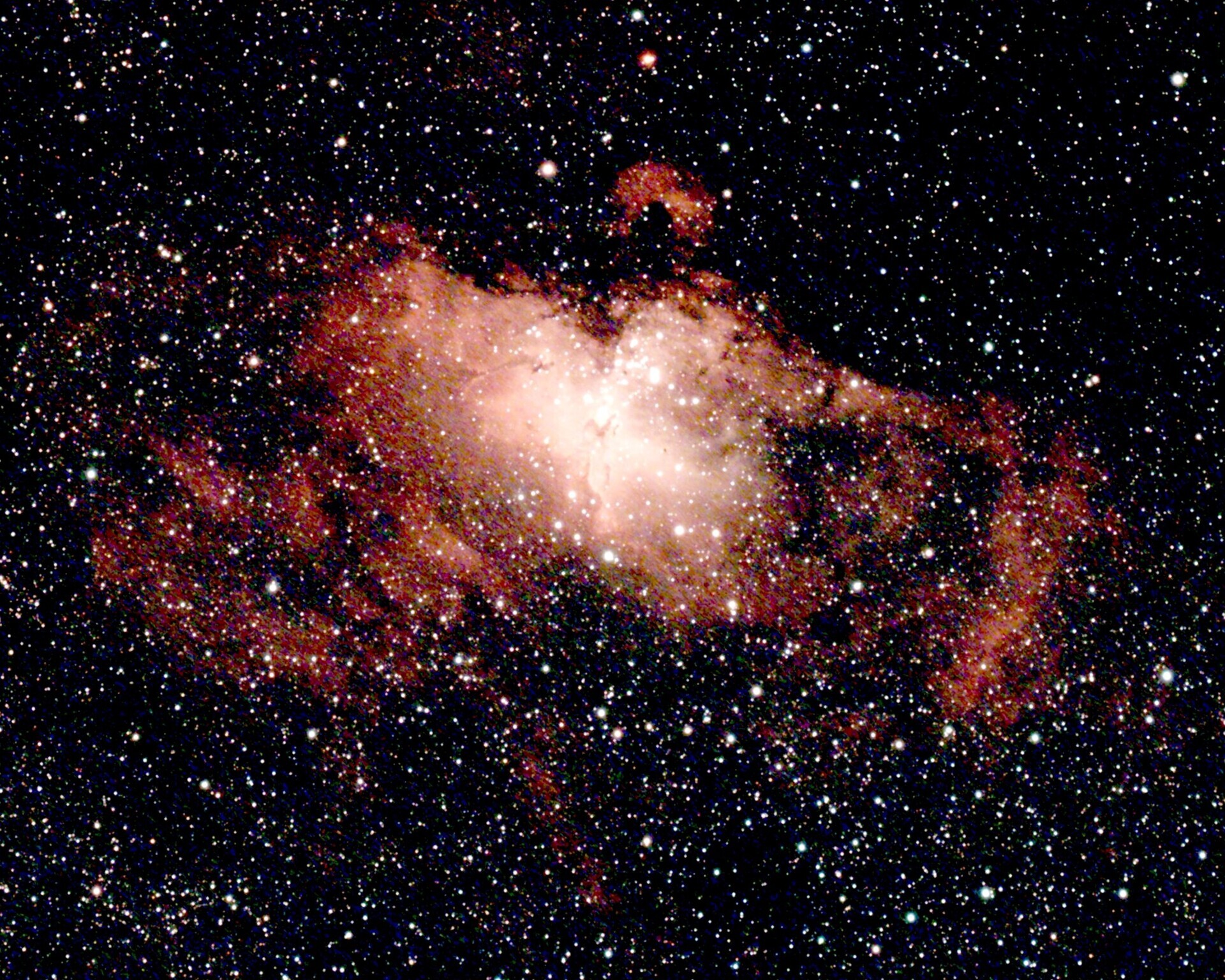 夏の星雲 M16・M17 今日も賑やかな太陽: 四畳半島観測所 星見日記